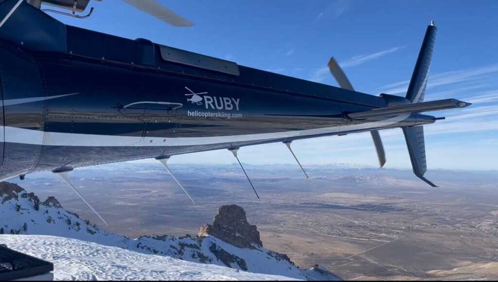 Ruby Mountain Heli Ski - Heli Skier